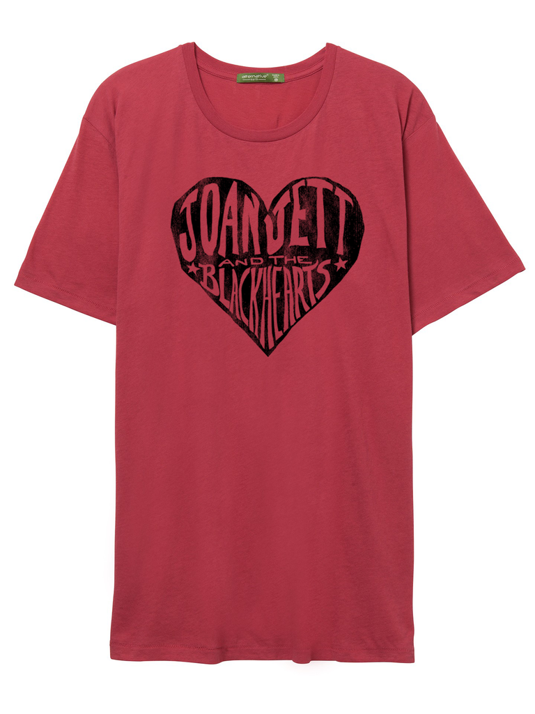 Joan Jett and the Blackhearts Red Heart Logo T-Shirt – Blackheart Records